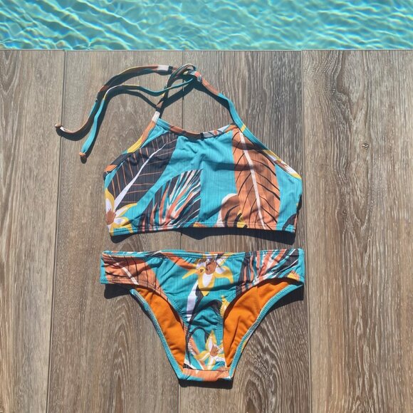 Aquarela | Swim | Aquaflower Girls Bikini Set | Poshmark